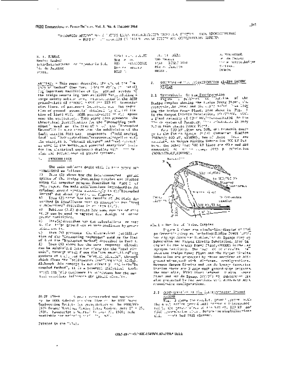 (PDF) Decoupled method' for studying large interconnected grounding ...