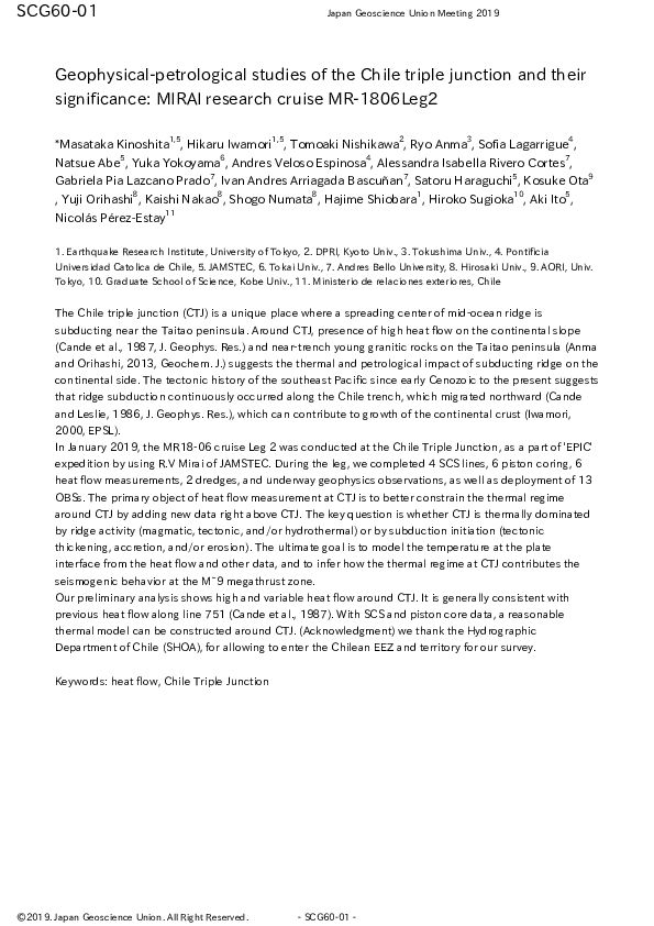 (PDF) Geophysical-petrological studies of the Chile triple junction and ...