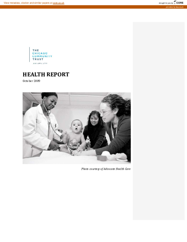 (PDF) Health Report