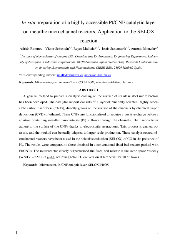 (PDF) In-situ preparation of a highly accessible Pt/CNF catalytic layer ...