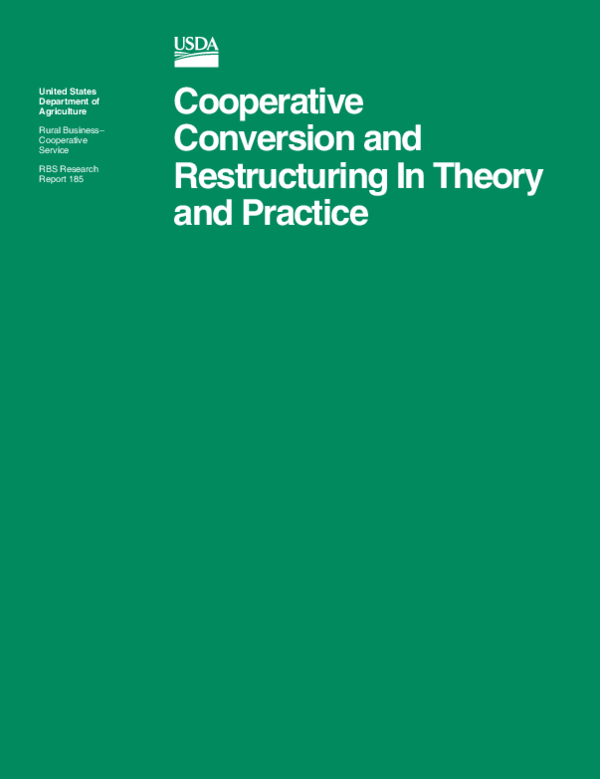 (PDF) Cooperative Conversion and Restructuring in Theory and Practice