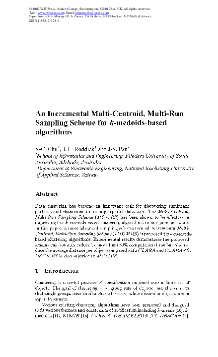 (PDF) An Incremental Multi-Centroid, Multi-Run Sampling Scheme for k ...