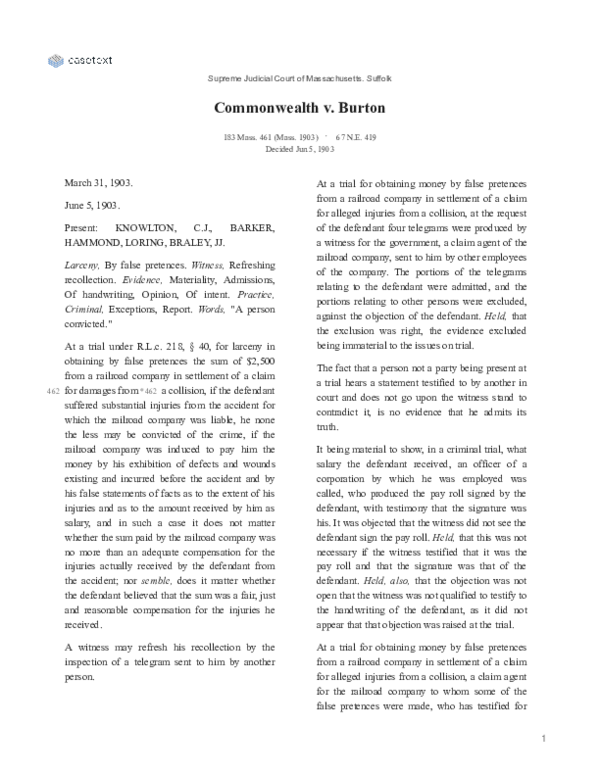 (PDF) Commonwealth v. Burton