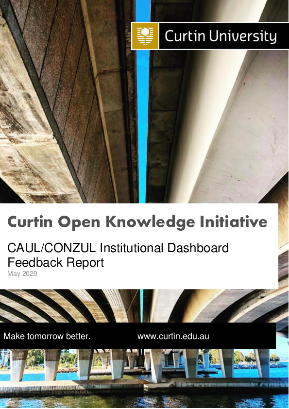 (PDF) Curtin Open Knowledge Initiative CAUL/CONZUL Institutional ...