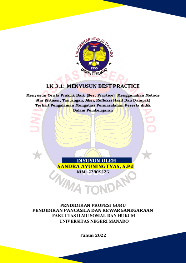 (PDF) Menyusun Best Practice PPG Sandra Ayuningtyas