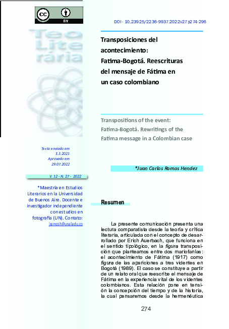 (PDF) Transposiciones del acontecimiento