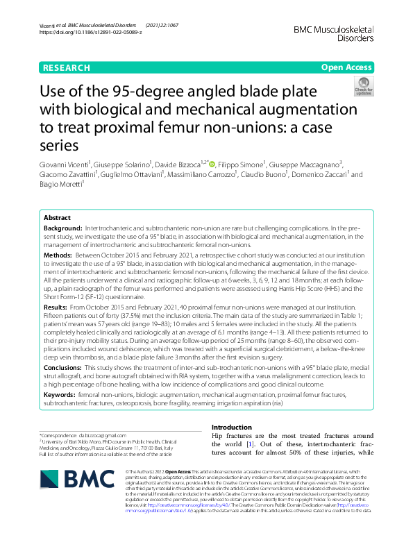 (PDF) Use of the 95-degree angled blade plate with biological and ...