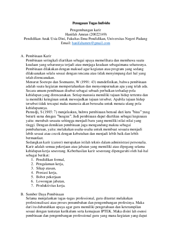 (PDF) Penugasan Tugas Individu