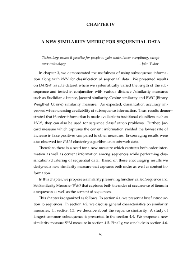 (PDF) A New Similarity Metric for Sequential Data