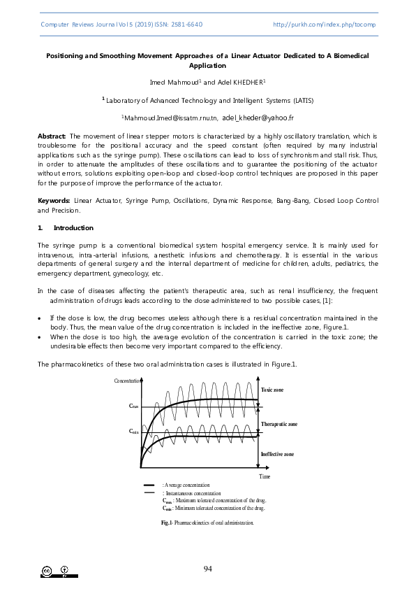 (PDF) Positioning and Smoothing Movement Approaches of a Linear ...