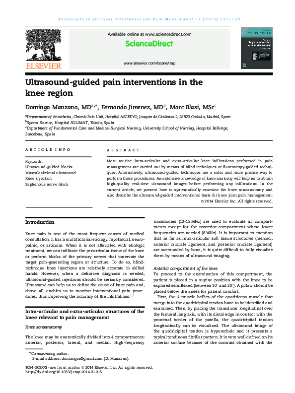Ultrasound-Guided Pain Interventions – WDXO