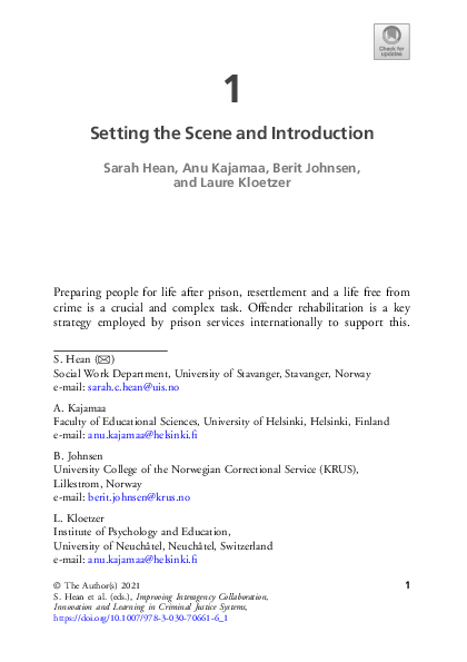 (PDF) Setting the Scene and Introduction