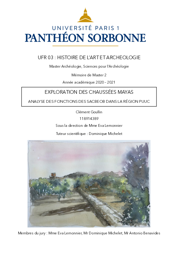(PDF) Exploration des chaussées Mayas : analyse des fonctions des ...