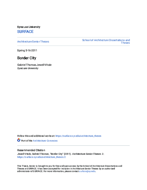 (PDF) Border City