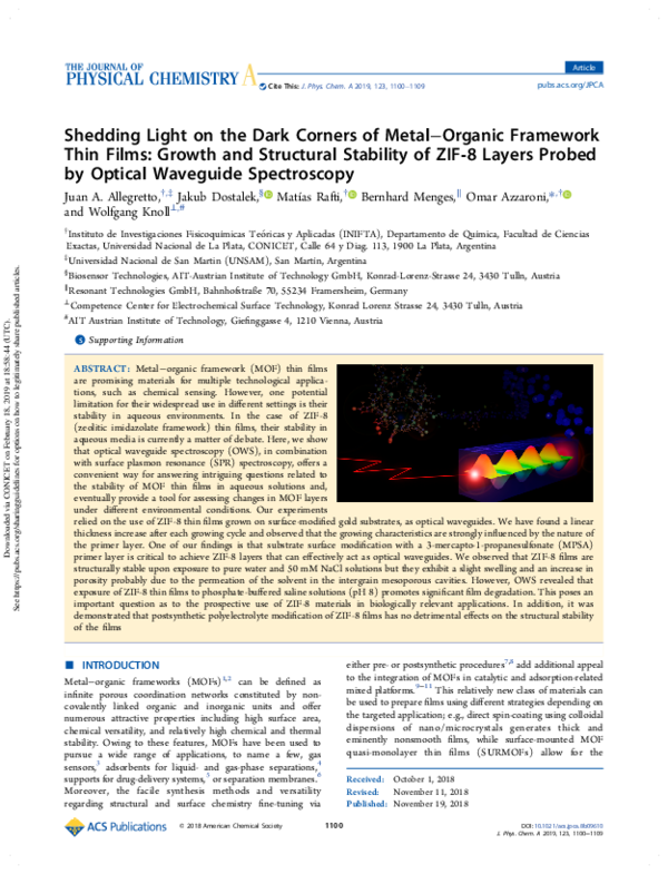 (PDF) Shedding Light on the Dark Corners of Metal–Organic Framework ...