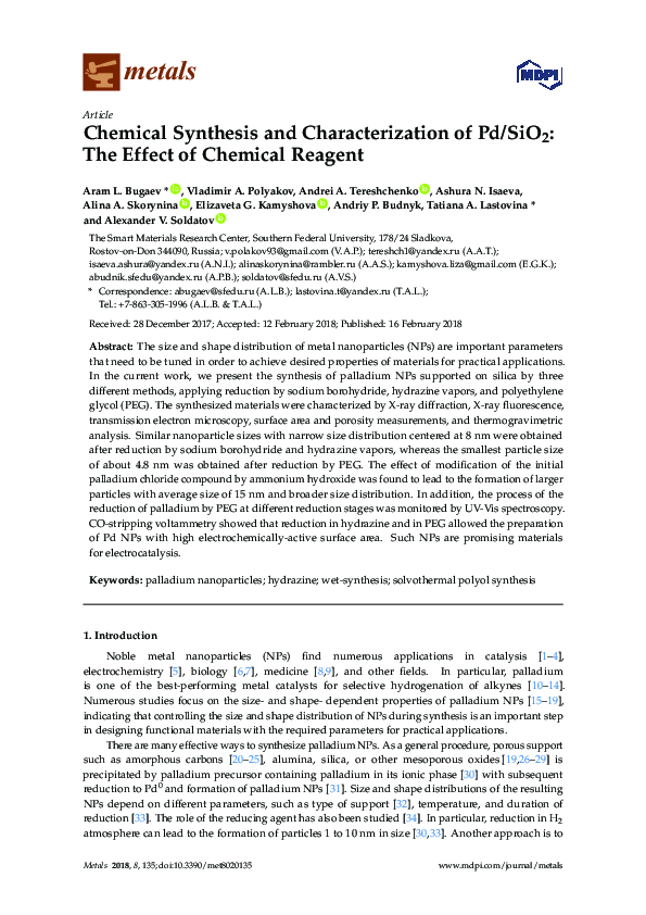 (PDF) Chemical synthesis and characterization of PdTe-Ag2Te nanowires ...