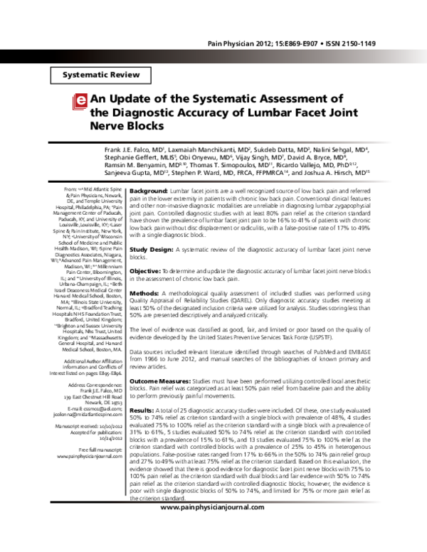 (PDF) An Update of the Systematic Assessment of the Diagnostic Accuracy ...