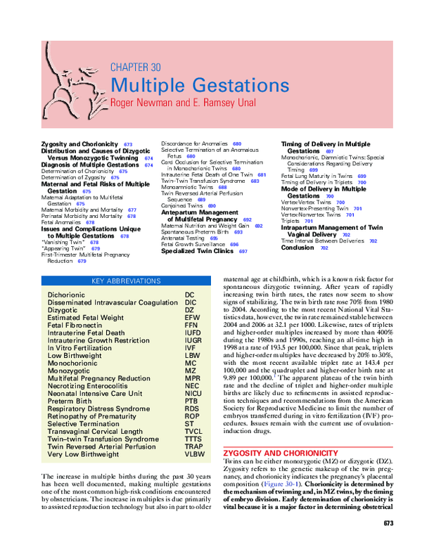 (PDF) Multiple Gestations