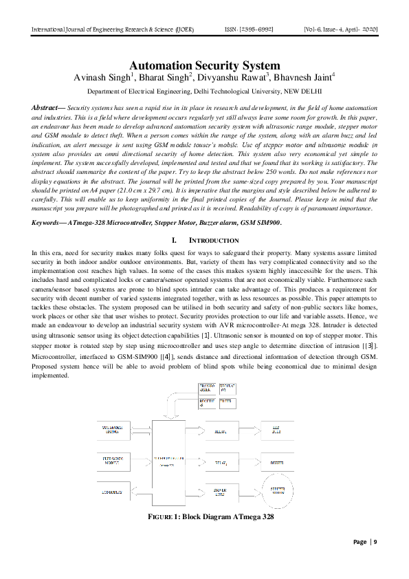 (PDF) Automation Security System