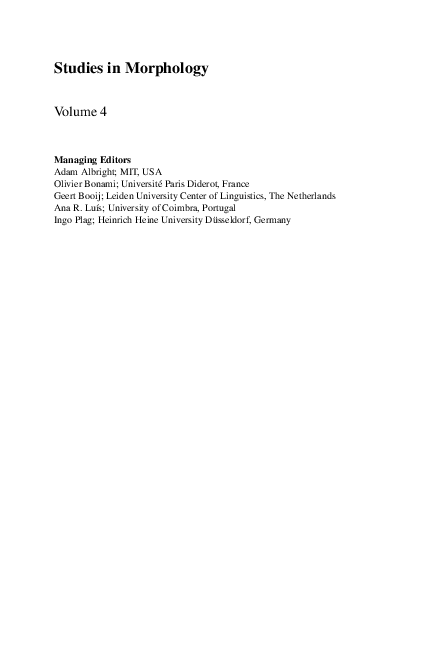 (PDF) Schemas and Discontinuity in Italian: The View from Construction ...