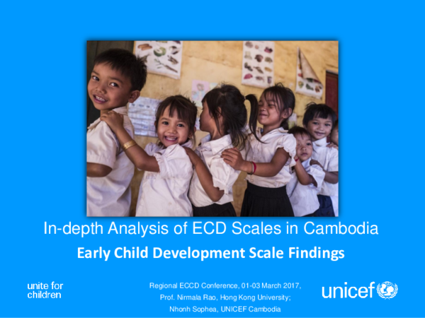 (PDF) In-depth analysis of ECD Scales in Cambodia – Early child ...