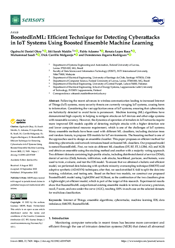 Pdf Boostedenml Efficient Technique For Detecting Cyberattacks In