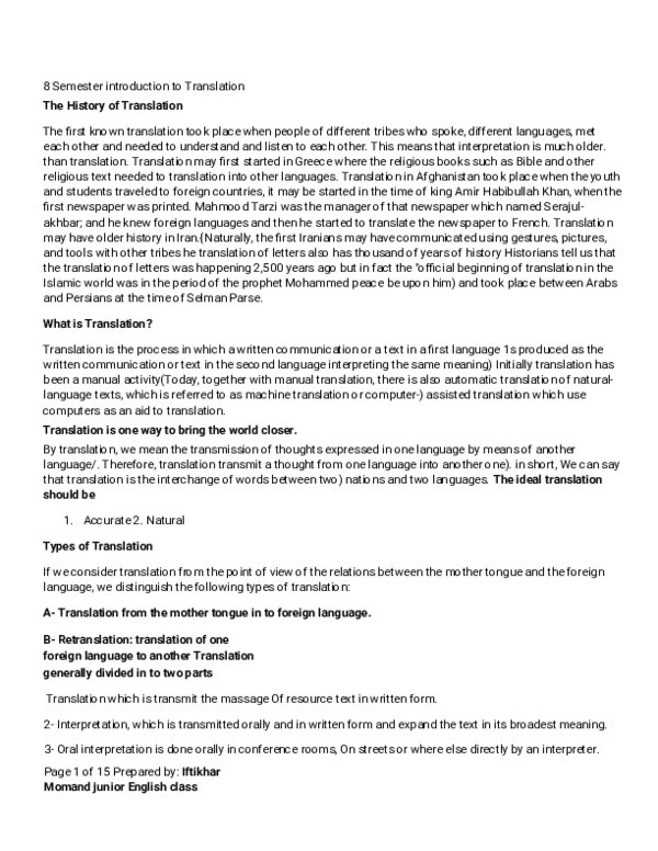 (DOC) Translation Note