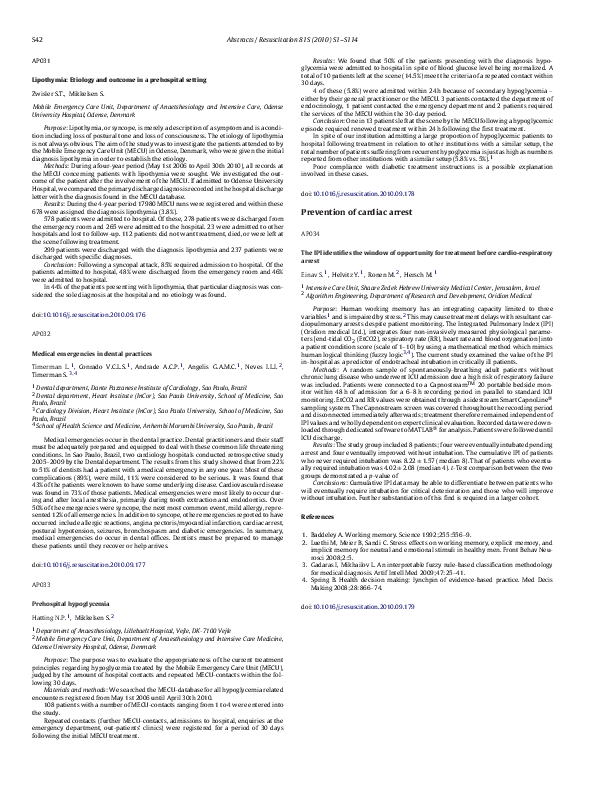 (PDF) The IPI identifies the window of opportunity for treatment before ...