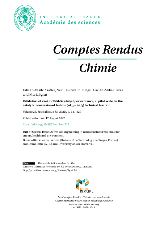 (PDF) Validation of Zn–Cu/ZSM-5 catalyst performance, at pilot scale ...