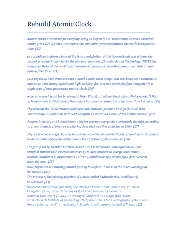 (PDF) Rebuild Atomic Clock