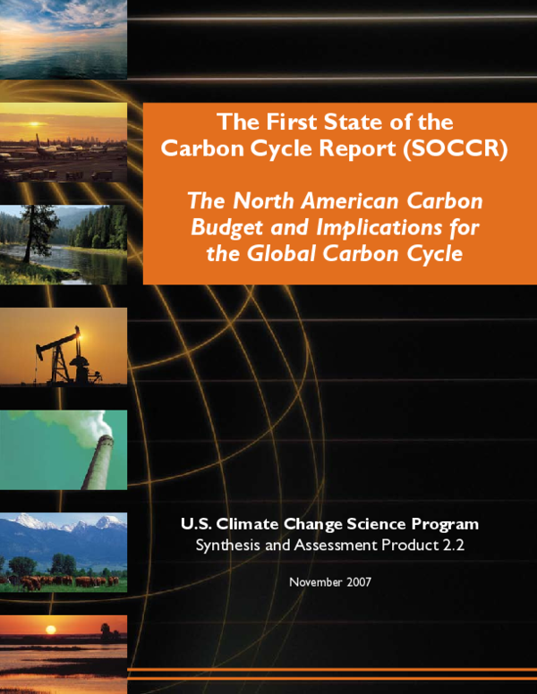 (PDF) The first state of the carbon cycle report (SOCCR): The North ...