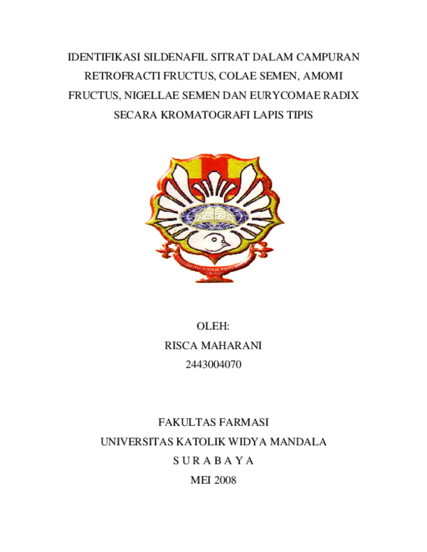 (PDF) Identifikasi sildenafil sitrat dalam campuran retrofracti fructus ...