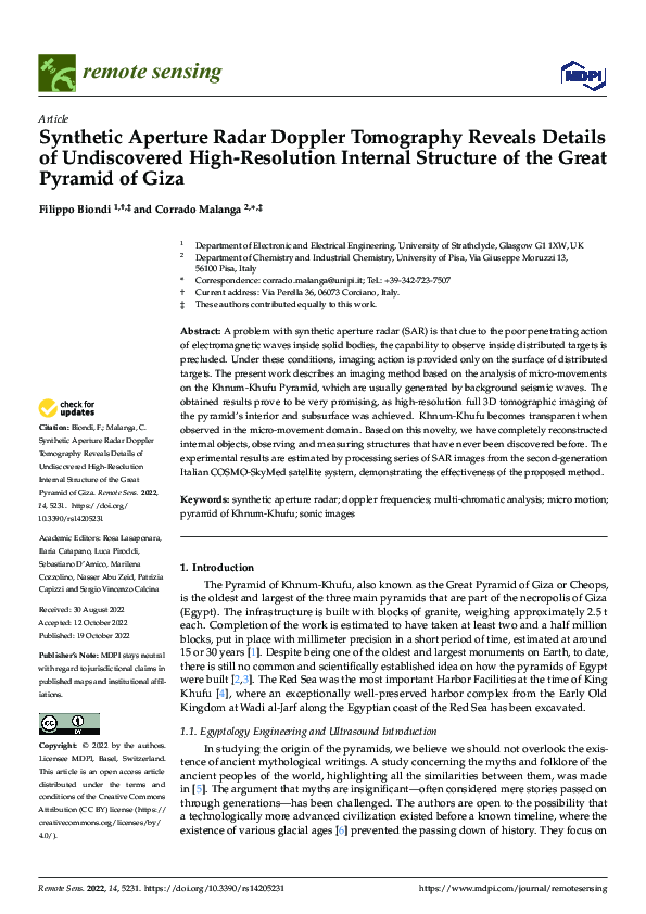 (PDF) Synthetic Aperture Radar Doppler Tomography Reveals Details of ...