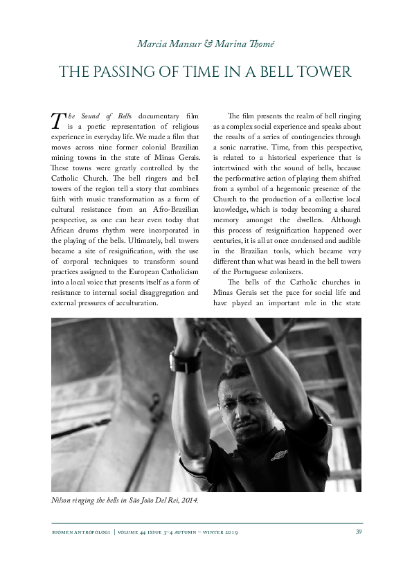 (PDF) The Passing of Time in a Bell Tower