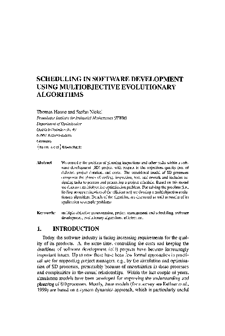 (PDF) Multidisciplinary Scheduling: Theory and Applications | Michael ...