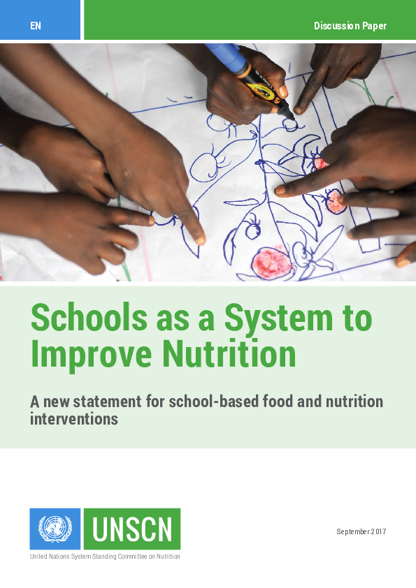 (PDF) Schools as a system to improve nutrition
