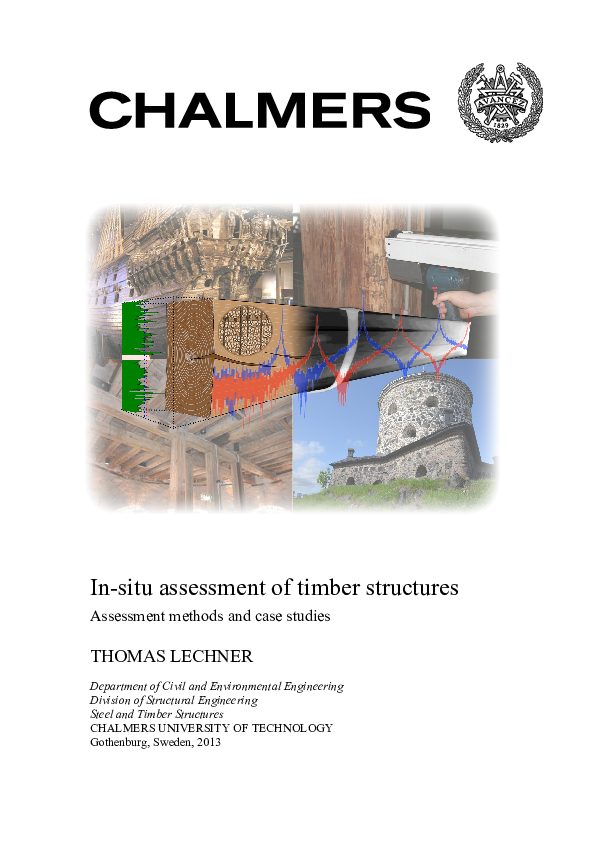 (PDF) In-situ assessment of timber structures - Assessment methods and ...