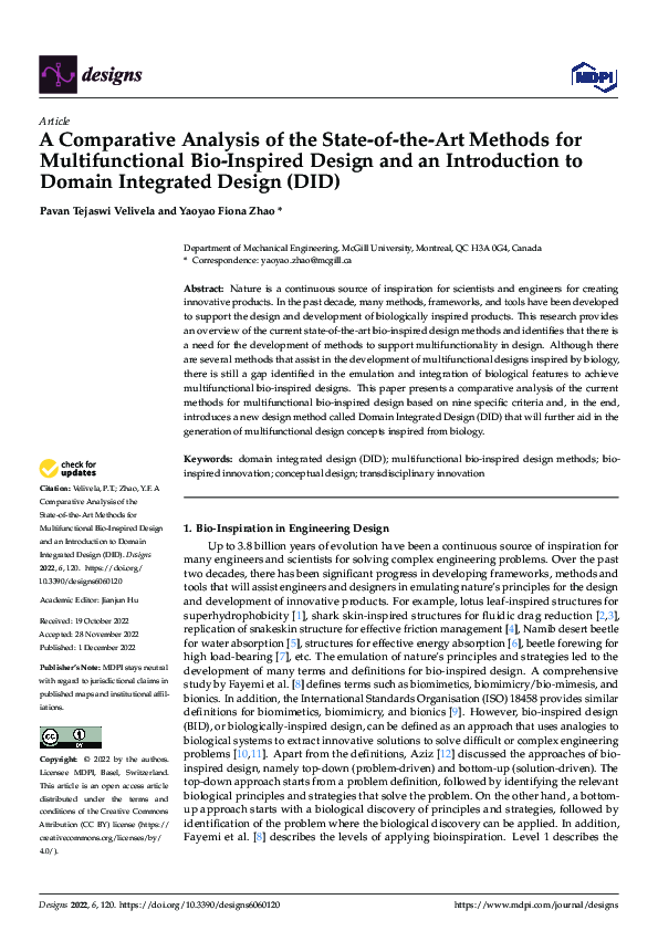 (PDF) A Comparative Analysis of the State-of-the-Art Methods for ...