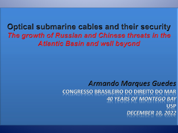 (PPT) Armando Marques Guedes (2022), Optical submarine cables and their ...