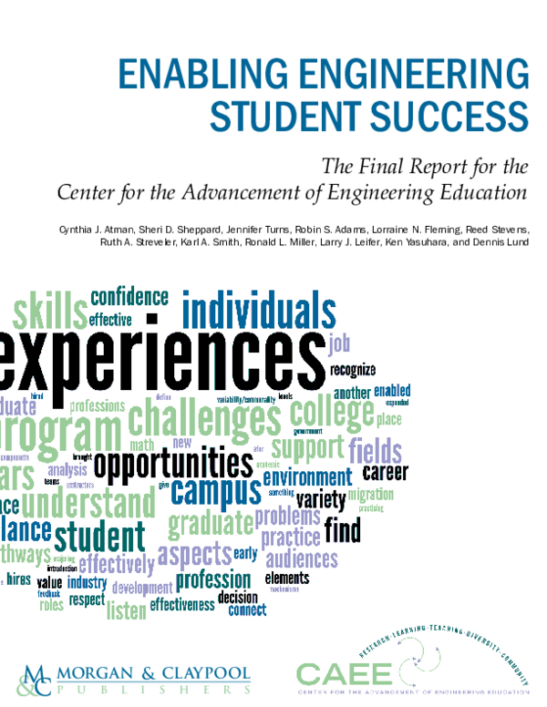 (PDF) Enabling Engineering Student Success: The Final Report for the ...