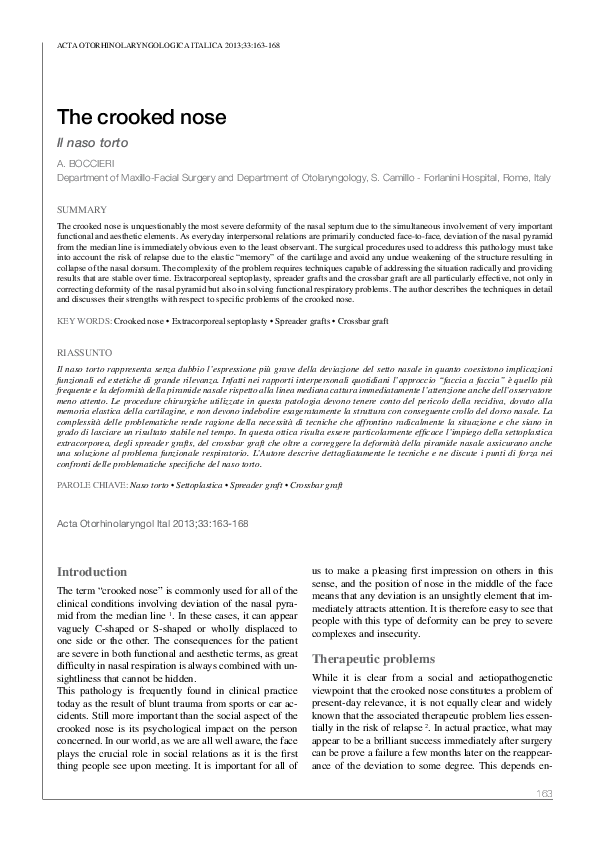 (PDF) The crooked nose