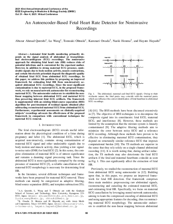(PDF) An Autoencoder-Based Fetal Heart Rate Detector for Noninvasive Recordings