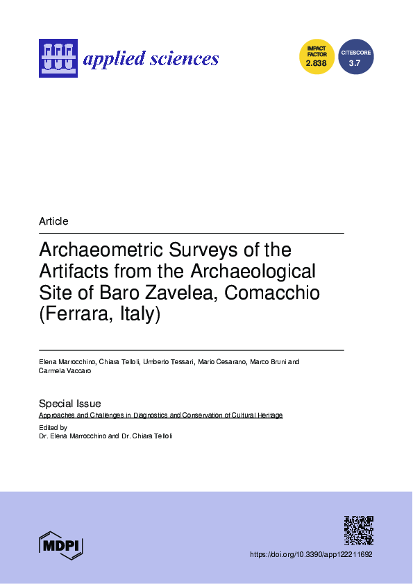 (PDF) Archaeometric Surveys of the Artifacts from the Archaeological ...