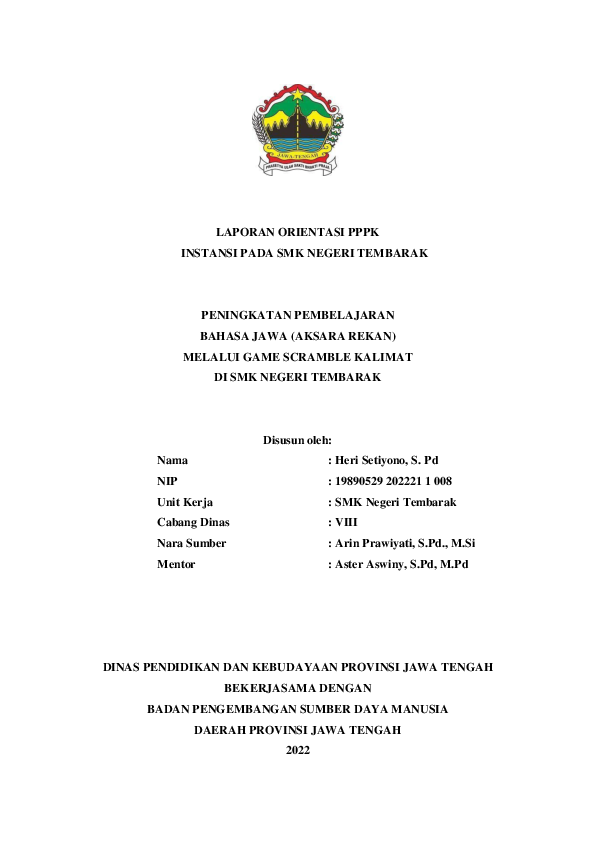 (PDF) PTK HERI SETIYONO