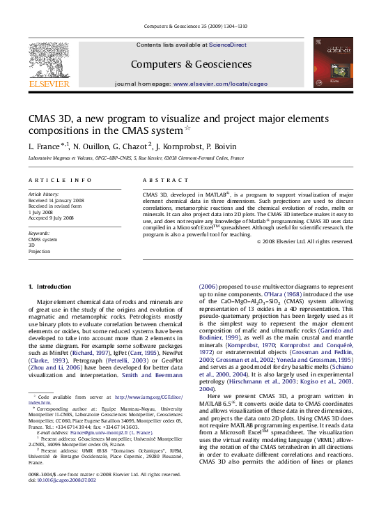 (PDF) CMAS 3D, a new program to visualize and project major elements ...