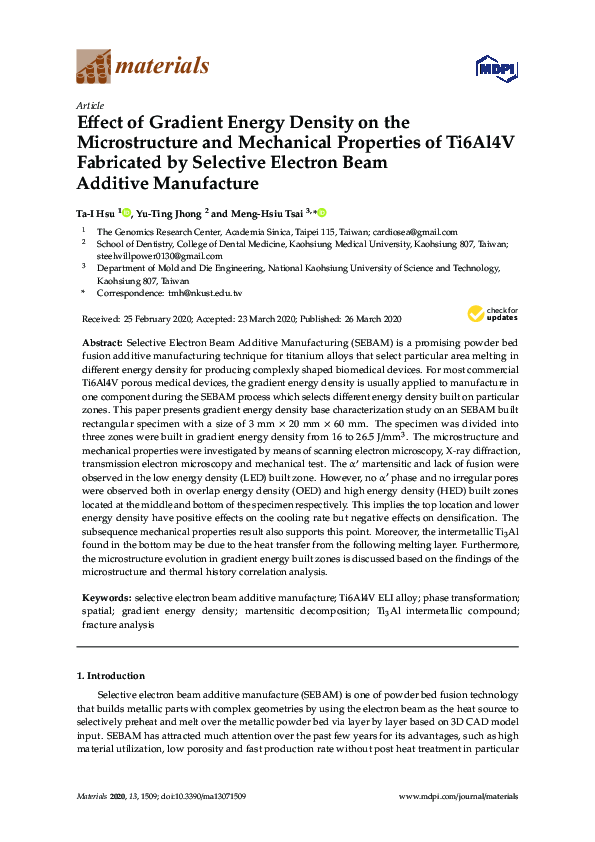 (PDF) Effect of Gradient Energy Density on the Microstructure and ...