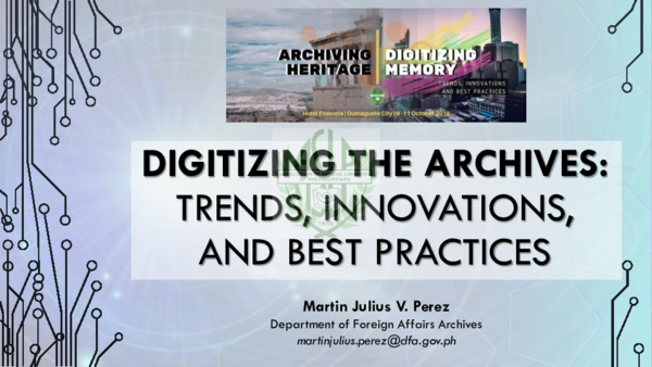 (PDF) Digitizing the Archives: Trends, Innovations, and Best Practices
