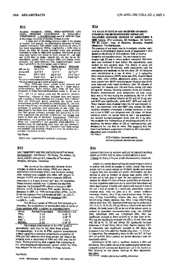(PDF) Salt sensitivity and the uncoupling of the RAAS