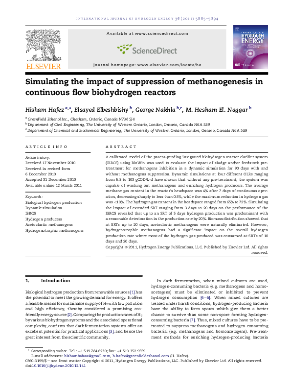 (PDF) Simulating the impact of suppression of methanogenesis in ...