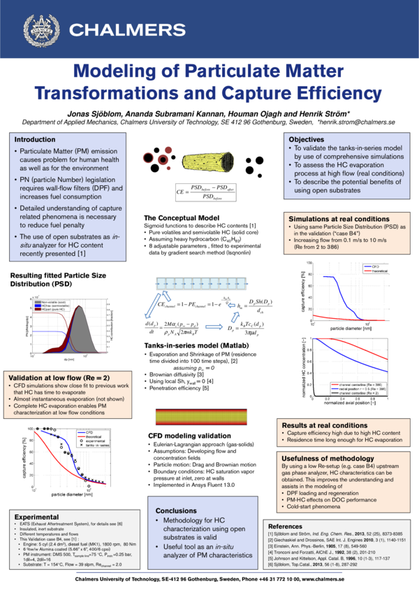 (PDF) Modelling of particulate matter transformations and capture efficiency